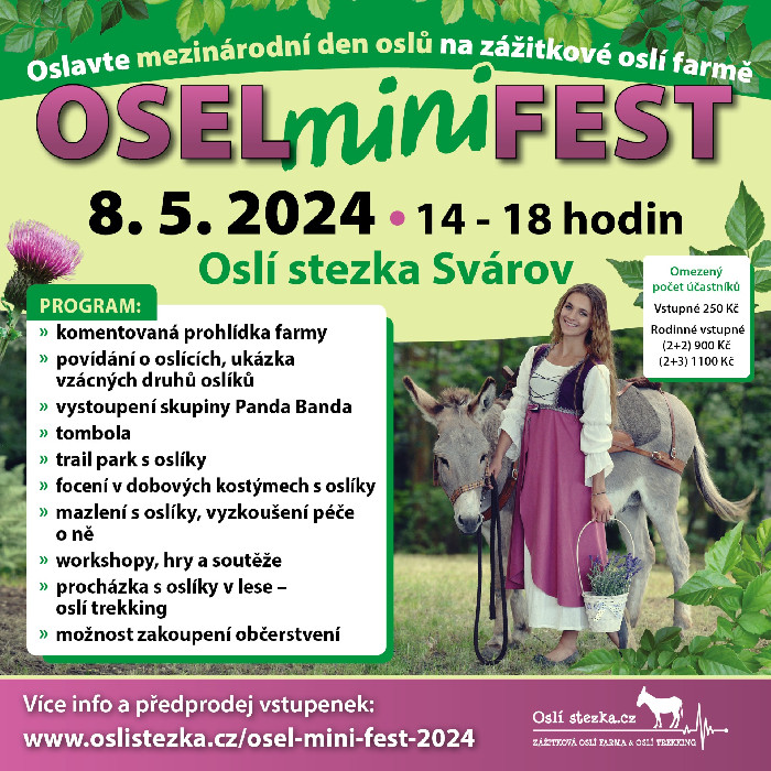 OSEL mini FEST 2024 Svárov :: Osli-stezka